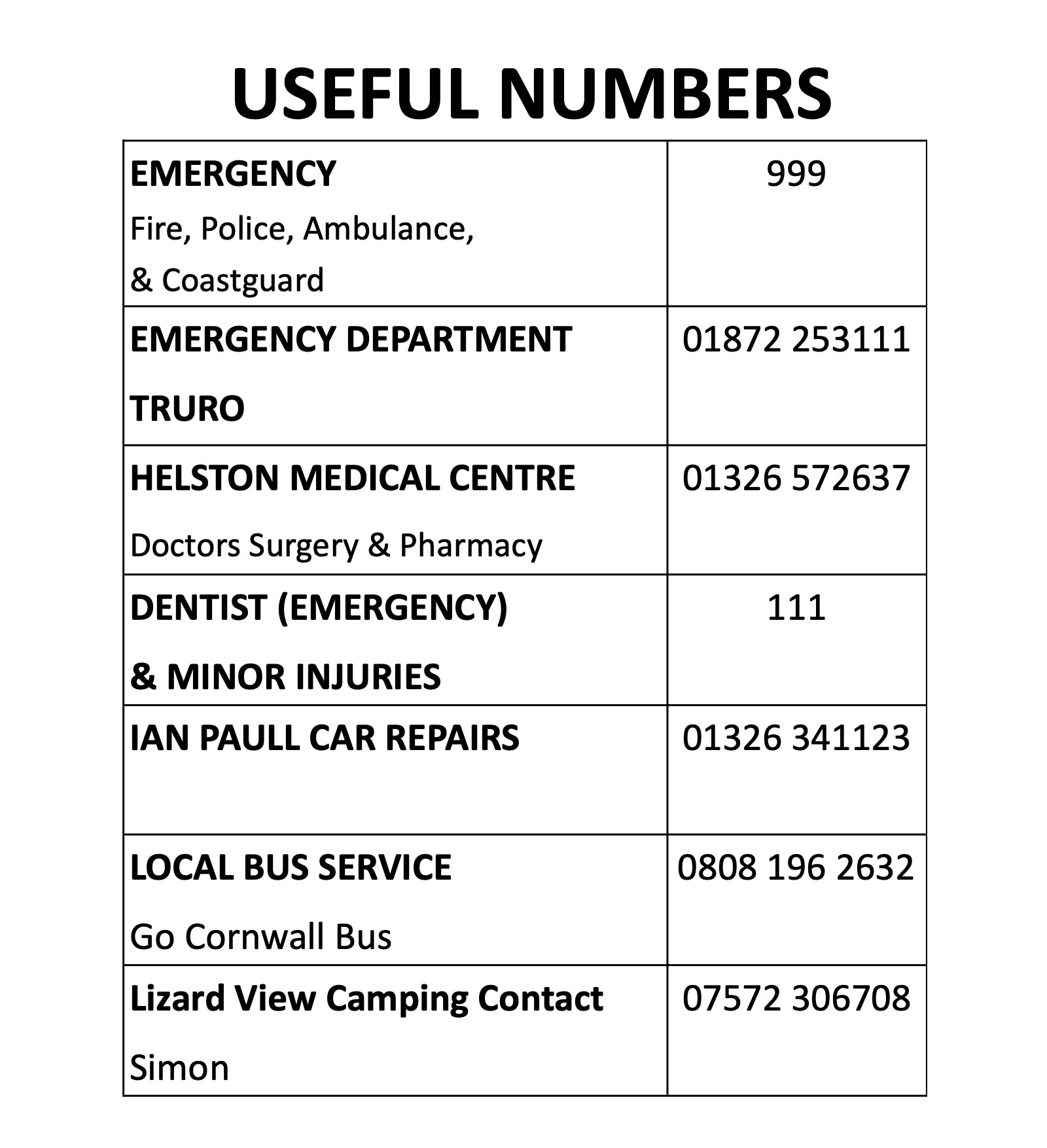 How to find us - Lizard View Camping